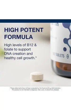 METAGENICS Intrinsi Vitamin B12-folate Energy Metabolism Support Supplement Tablets 60 Tablets