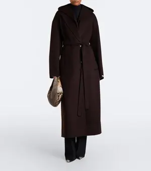 Sportmax Belted Virgin Wool Coat