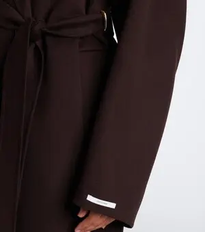 Sportmax Belted Virgin Wool Coat