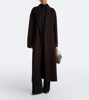 Sportmax Belted Virgin Wool Coat