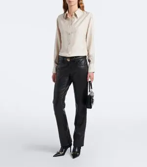 Gucci Silk Jacquard Shirt