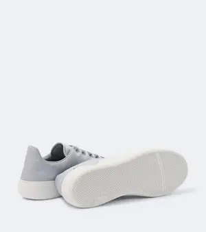 Prada Re-nylon Court Sneakers - Grey