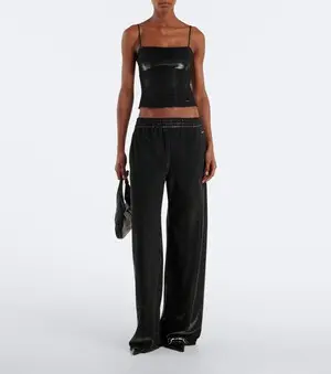 Gucci Embellished Wide-leg Pants