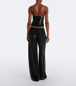 Gucci Embellished Wide-leg Pants