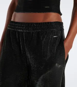 Gucci Embellished Wide-leg Pants - Black