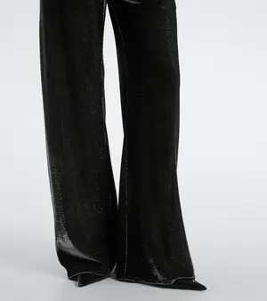 Gucci Embellished Wide-leg Pants - Black