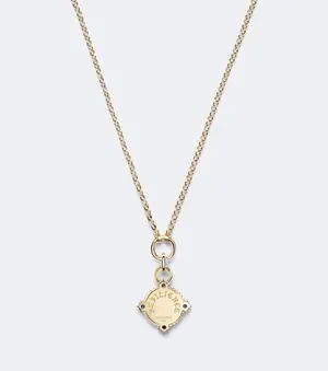 FOUNDRAE Resilience Blossom Necklace In 18kt Yellow With Diamonds And Amethysts