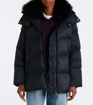 YVES SALOMON Hooded Padded Down Jacket