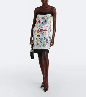 Gucci Silk Twill Minidress