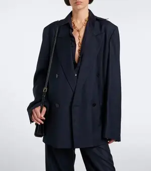 Gucci Double-breasted Oversized Wool Blazer
