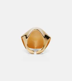 Khaite Lotus Ring In -plated Brass