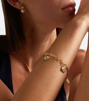 FOUNDRAE Infinite Gratitude, Reverie, And Blossoms 18kt Bracelet With Gemstones