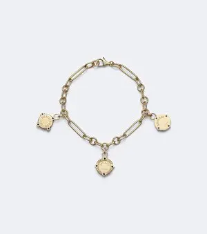 FOUNDRAE Infinite Gratitude, Reverie, And Blossoms 18kt Bracelet With Gemstones