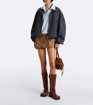 Acne Studios Layered Cotton-blend Piqué Polo Shirt