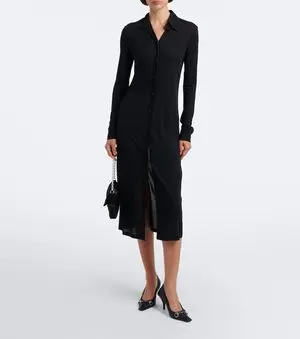 Gucci Crêpe Jersey Shirt Dress