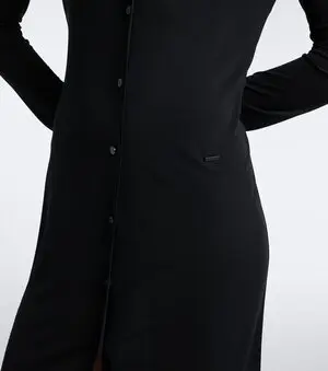 Gucci Crêpe Jersey Shirt Dress