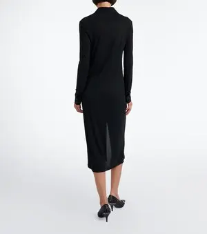 Gucci Crêpe Jersey Shirt Dress