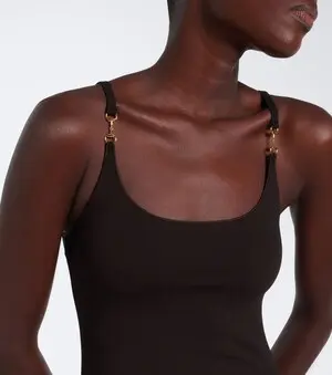 Gucci Horsebit Crêpe Jersey Minidress