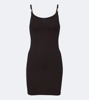 Gucci Horsebit Crêpe Jersey Mini Dress - Brown