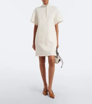Max Mara Virgin Wool Jersey Sweatshirt Dress