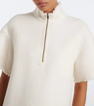 Max Mara Virgin Wool Jersey Sweatshirt Dress