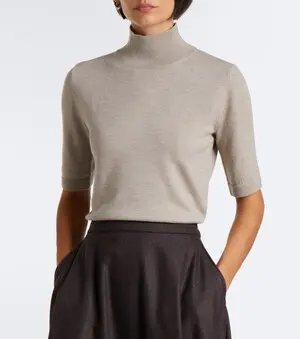 Max Mara Wool High-neck Sweater