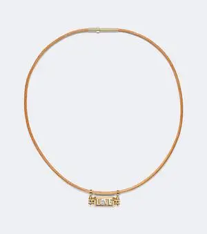 MARIE LICHTENBERG Love Smash 18kt And Diamond Pendant Necklace - Gold