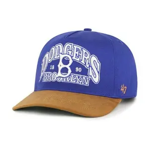 '47 47 Brooklyn Dodgers Cooperstown Break Wood Suede Hitch Adjustable Hat - Royal