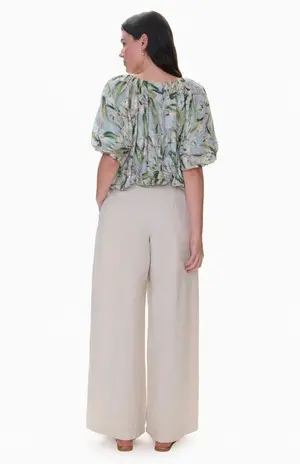 Rebecca Taylor Isla Bubble Crop Top