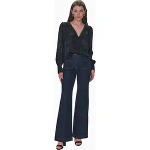 Rebecca Taylor Audrey Jacquard Blouse - Noir