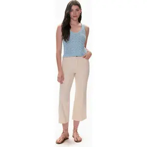 Rebecca Taylor Hannah Pointelle Tank - Seafoam