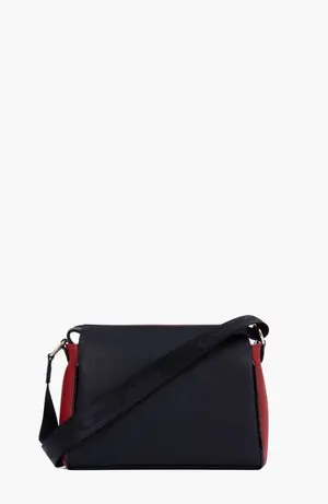 Cavalinho Quilted Crossbody Bag - Navy/red