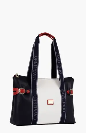 CAVALINHO Tote Bag - Navy/white/red