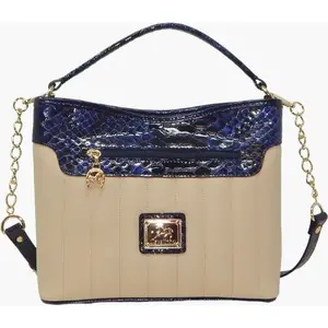 CAVALINHO Grace 470 Handbag - Navy/beige