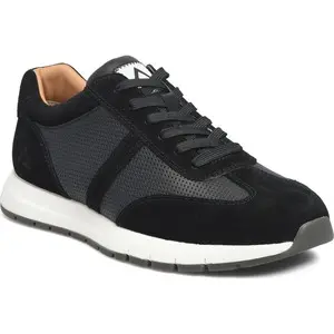 ALIGN Hudson Faux Leather Sneaker - Black