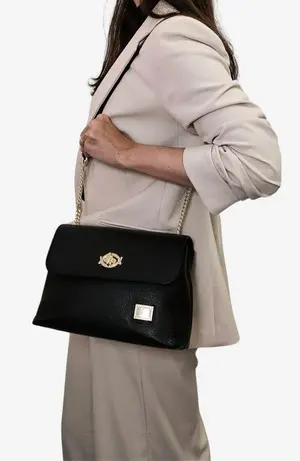 CAVALINHO Muse 570 Pebbled Leather Shoulder Bag