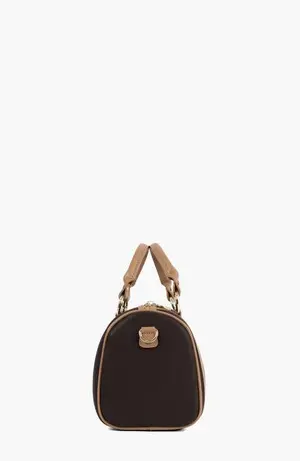 CAVALINHO 607" Handbag With Barrel Silhouette - Brown/beige