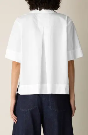 Eileen Fisher Organic Cotton Short Sleeve Top