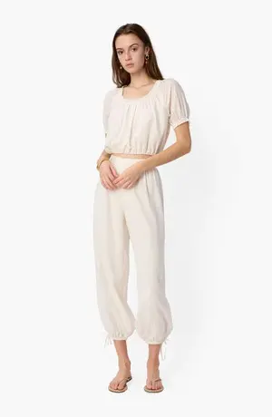 Cami Nyc Tessie Cotton & Silk Trousers