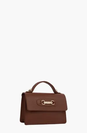 CAVALINHO Muse 517 Pebbled Leather Handbag - Camel Brown