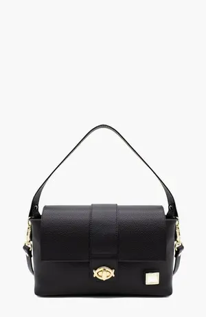 CAVALINHO Muse 514 Pebbled Leather Handbag - Black
