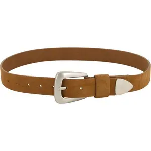 ALLSAINTS Metal Tip Suede Belt
