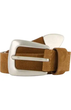 ALLSAINTS Metal Tip Suede Belt