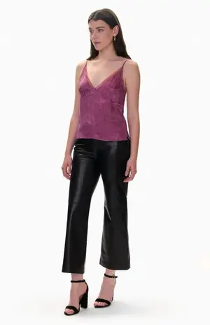 Rebecca Taylor Amber Jacquard Cami - Plum