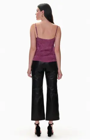 Rebecca Taylor Amber Jacquard Cami - Plum