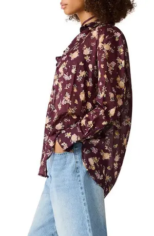 Steve Madden Bennete Printed Voile Shirt