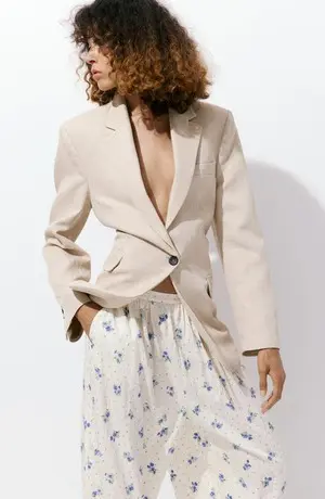 Mango Coya Floral Balloon Pants