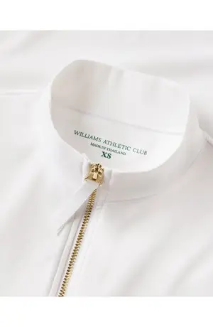 WILLIAMS ATHLETIC CLUB Summer Quarter Zip Performance Top