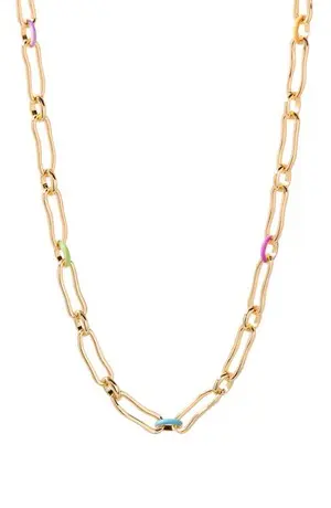BROOK & YORK Del Mar Enamel Link Necklace