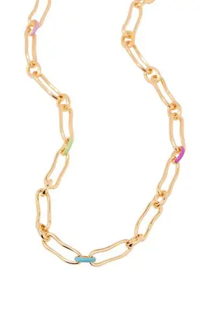 BROOK & YORK Del Mar Enamel Link Necklace